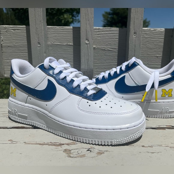 Nike | Shoes | University Of Michigan Nike Air Force | Poshmark